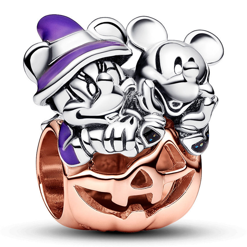 Mickey Mouse & Minnie Mouse Halloween Pumpkin Charm 782816C01 – NUMARU