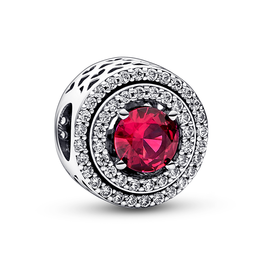 Red Sparkling Levelled Round Charm 792418C01 – NUMARU