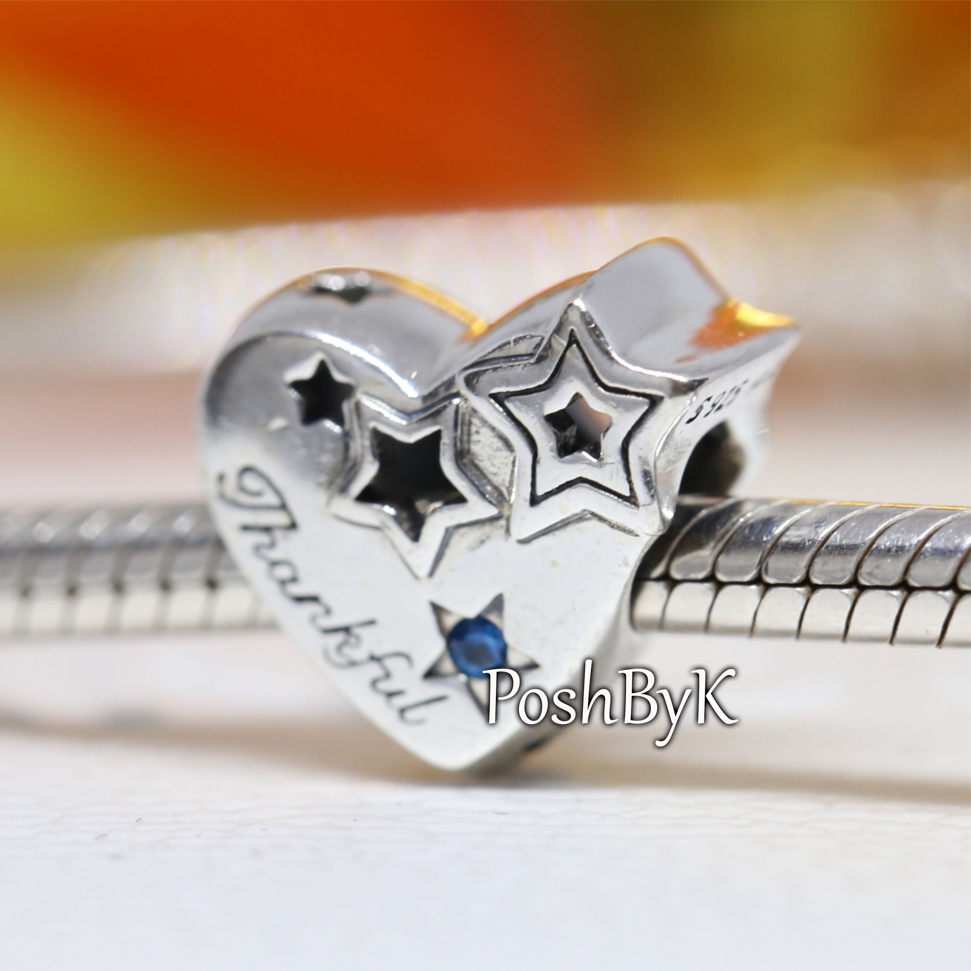 Thankful Heart & Stars Charm 799527C01 – NUMARU