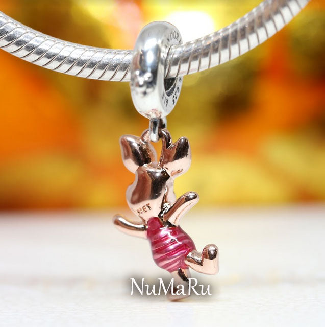 Winnie the Pooh Piglet Dangle Charm 782208C01 – NUMARU